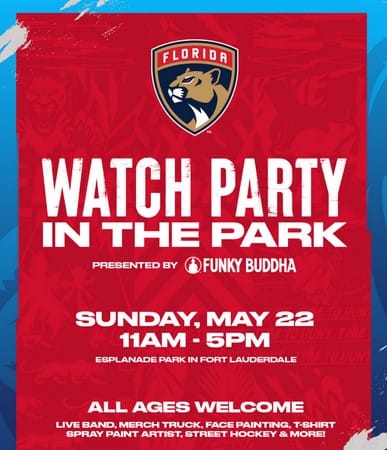 Panthers Playoffs: Entry Is Free For Watch Party on Riverwalk - South ...