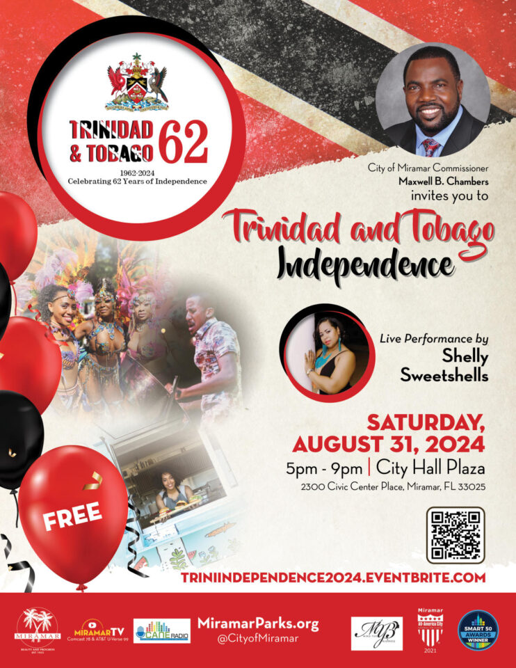 Free Trinidad & Tobago Independence Day event in Miramar - South Florida on the Cheap