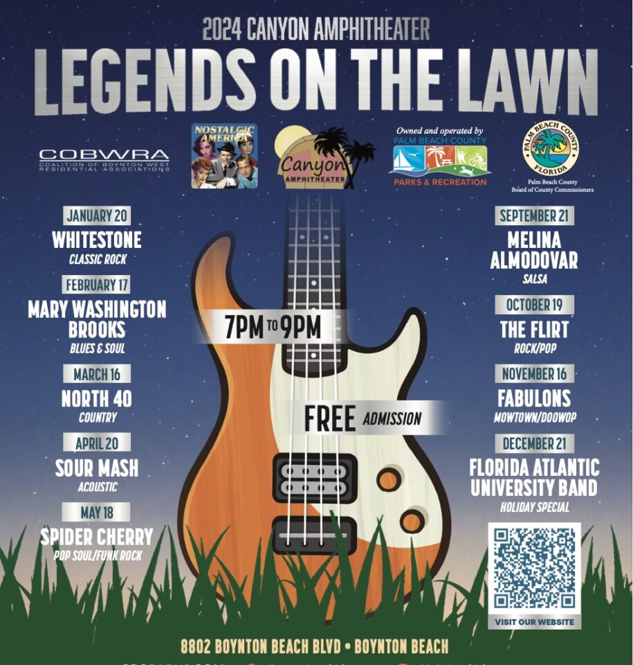 Free outdoor concert series: Legends on the Lawn