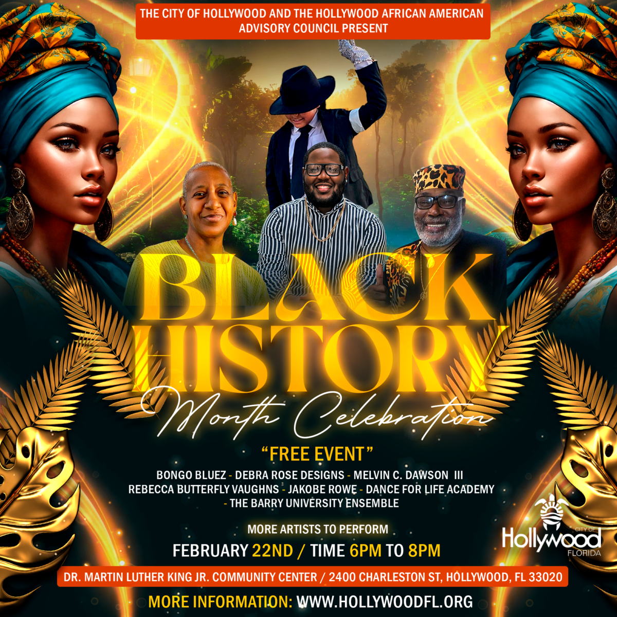 Free Black History event in Hollywood with live entertainment - South ...