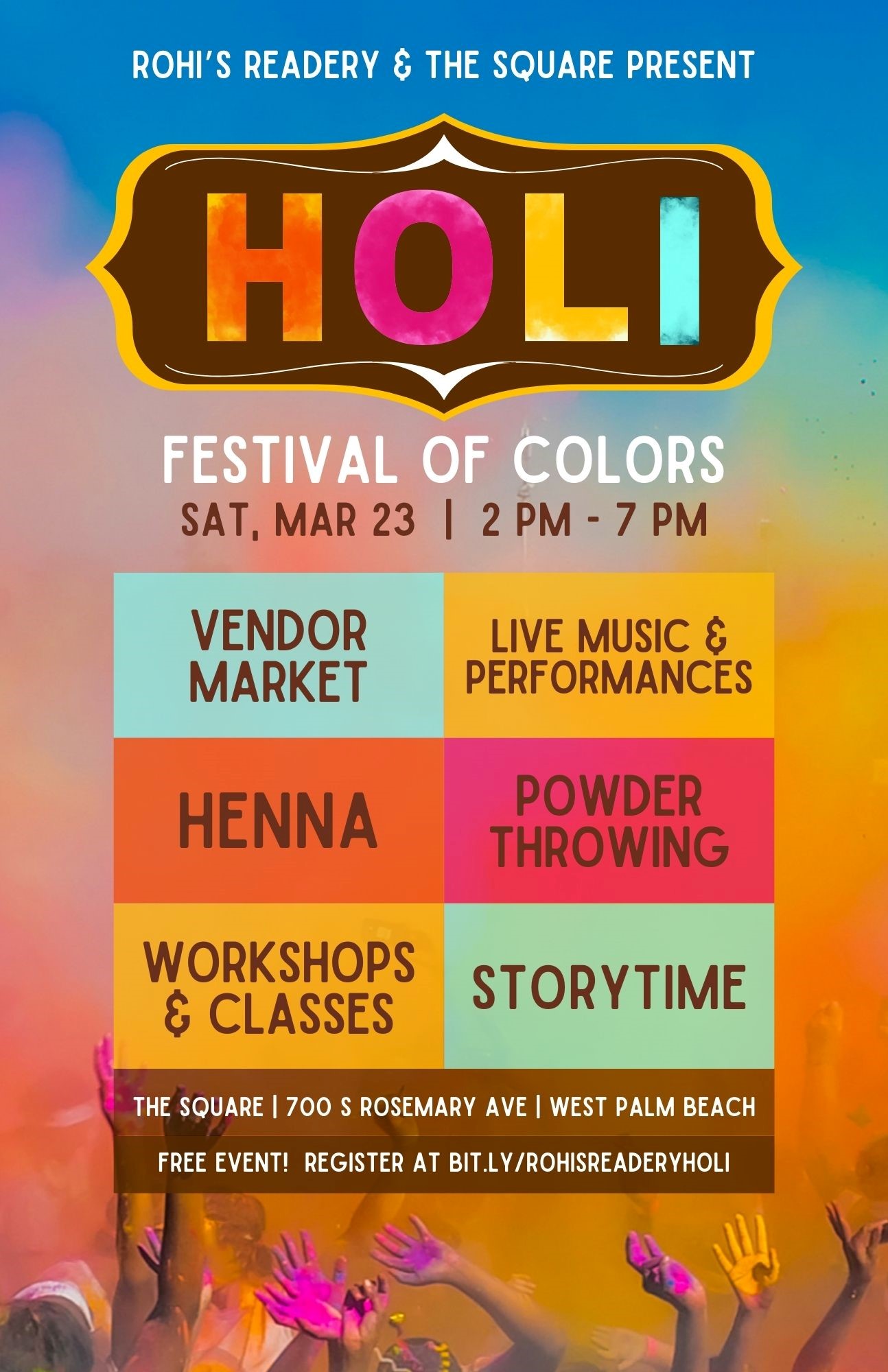 Free: Holi Hai, Festival of Colors celebration, West Palm - South ...