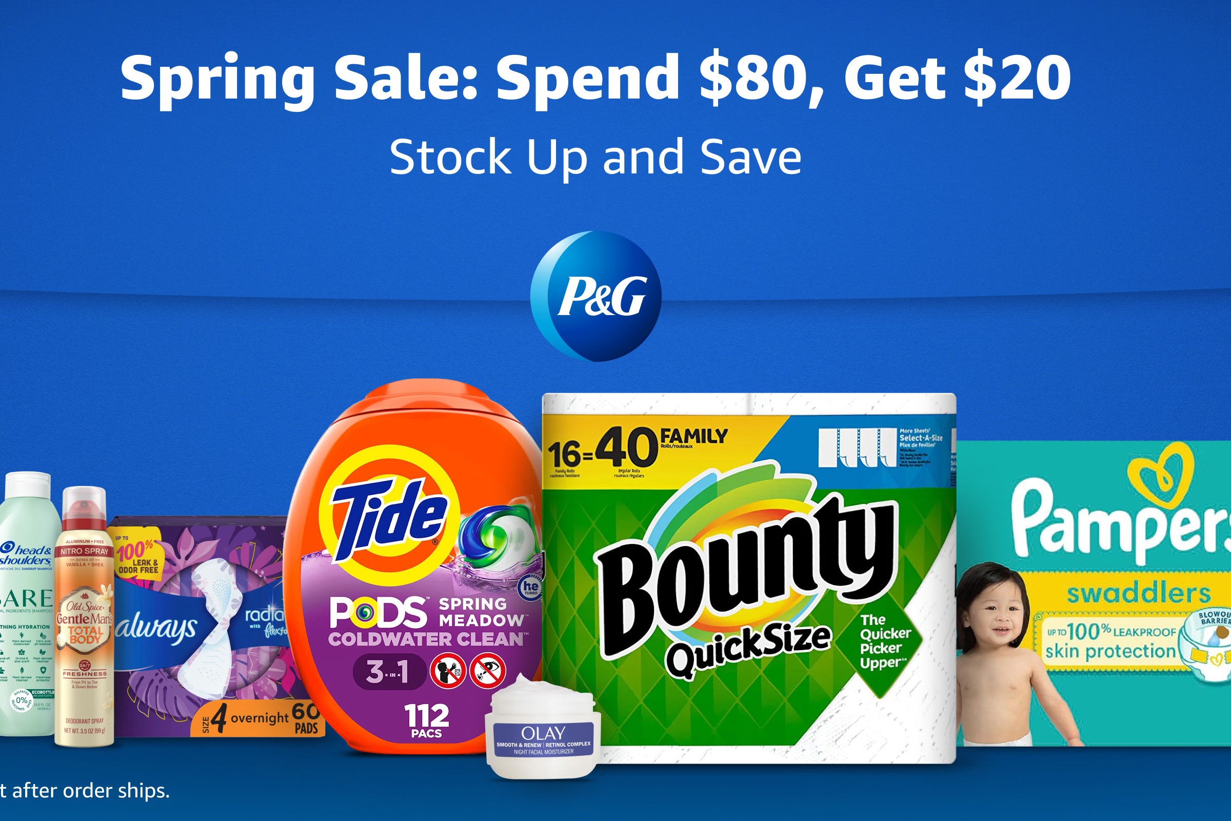 Buy $80 in P&G goods, get $20 Amazon credit - South Florida on the Cheap