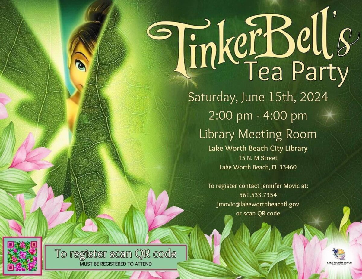 Tinker Bell's Tea Party, Lake Worth Beach Library