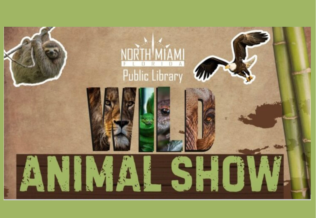 North Miami library brings wild animals to kids
