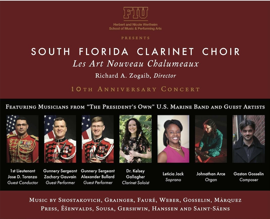 Free: South Florida Clarinet Choir's 10th Anniversary Concert, Miami ...