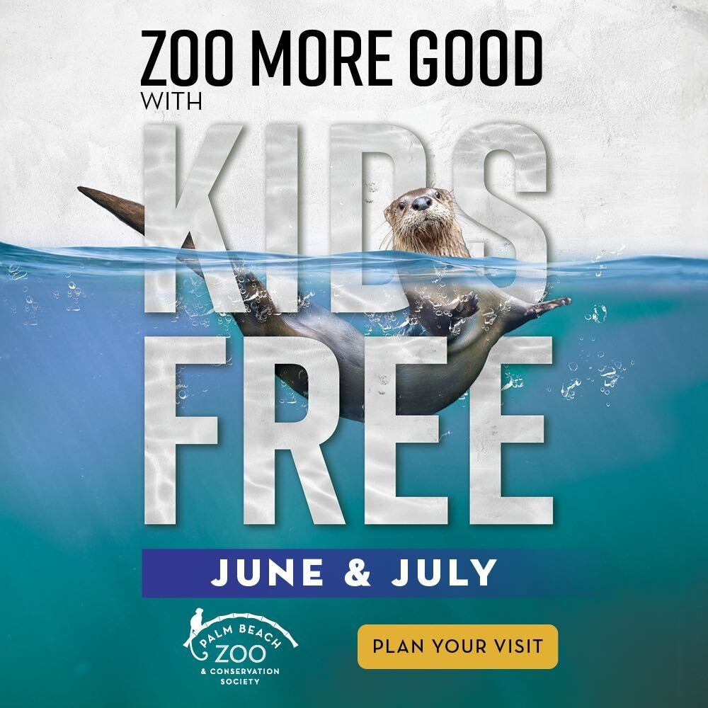 Free Palm Beach Zoo Admission for Kids in June & July