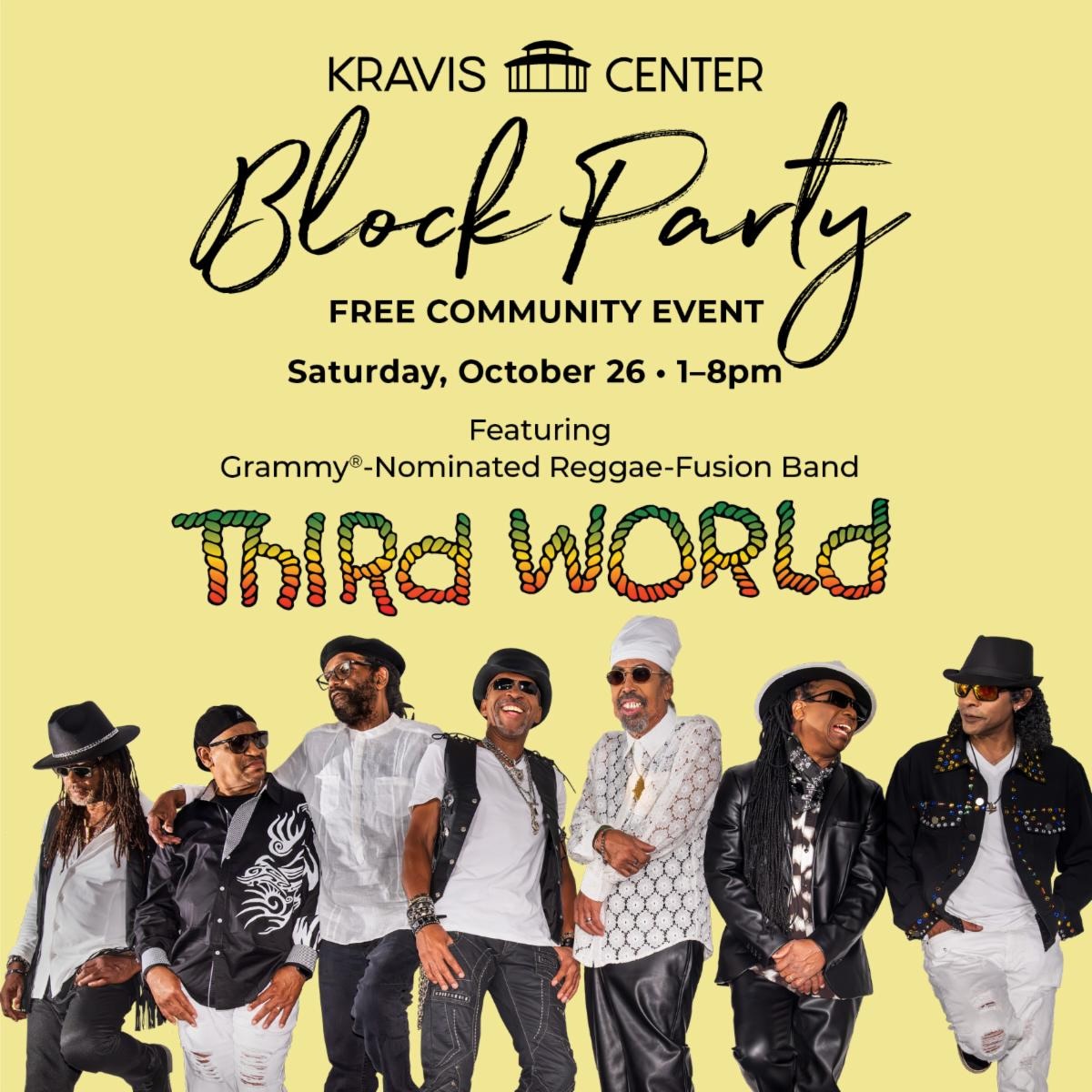 Free Block Party and concert at Kravis Center with RSVP