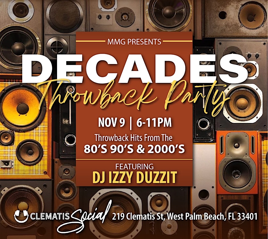 Clematis Social: Join the Throwback Party Fun - South Florida on the Cheap