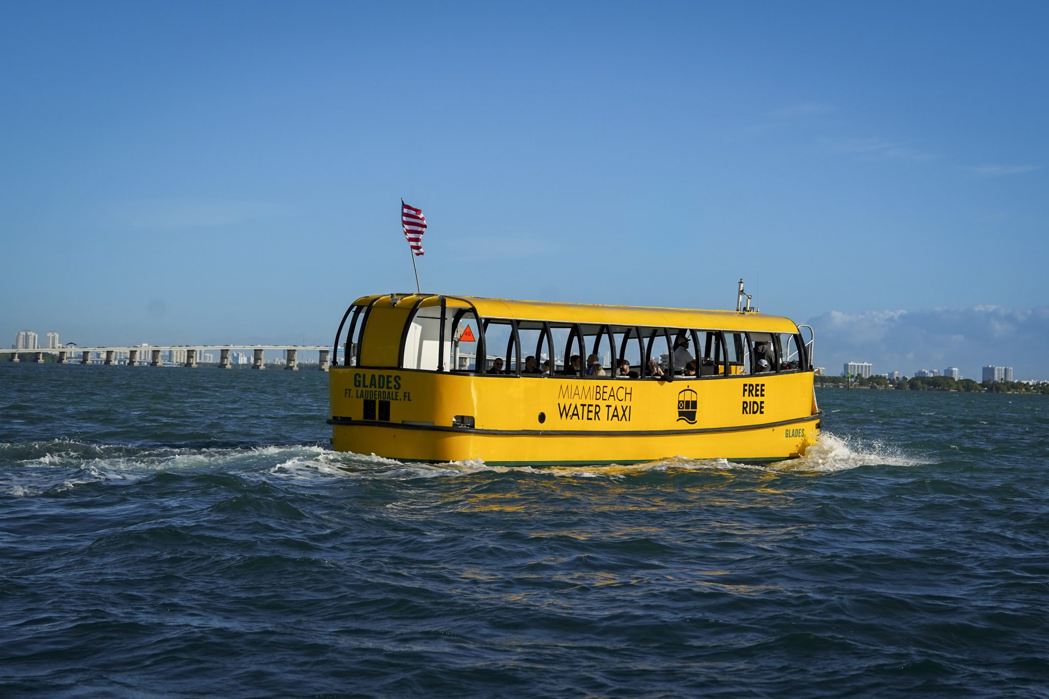 Free water taxis weekdays between Miami and Miami Beach - South Florida ...