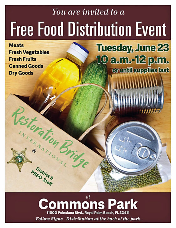 Free Food Distribution at Commons Park Event - South Florida on the Cheap